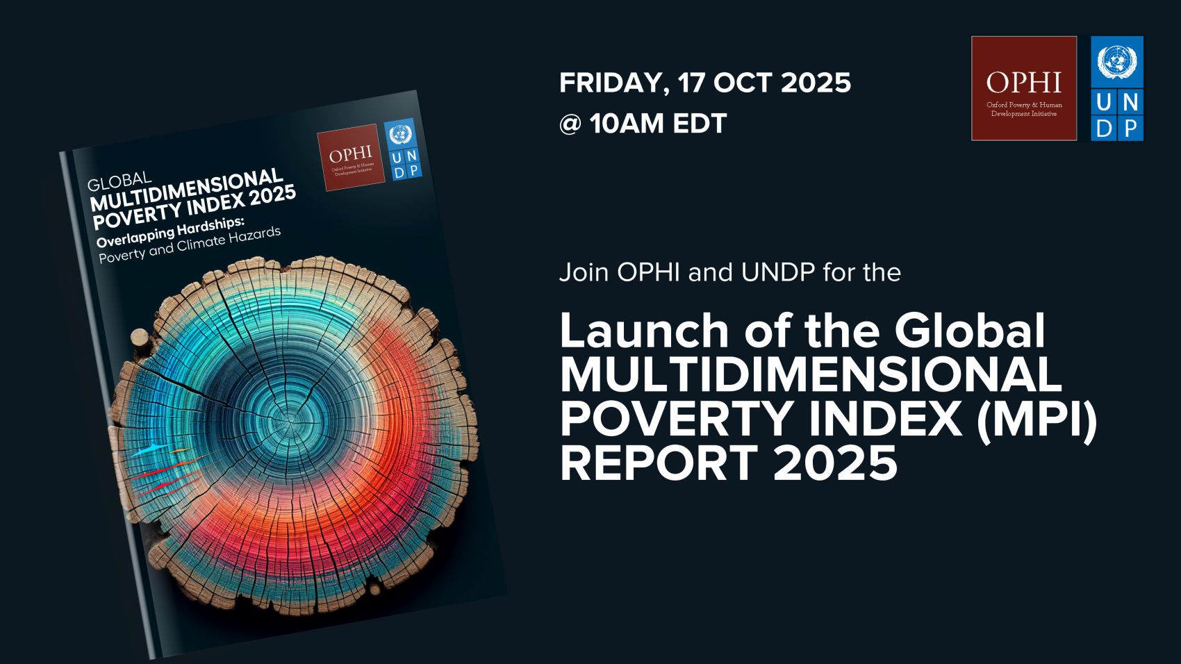 The 2025 Global MPI Report will be launched on 17 October 2025 | Human Development Reports
